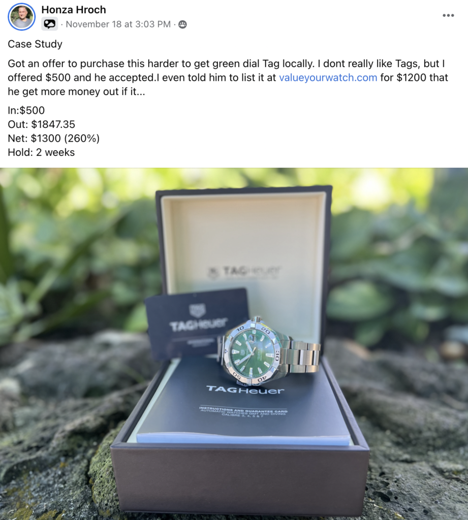 Watch Flipping Arbitrage Guide – OG – Watch Trading Academy